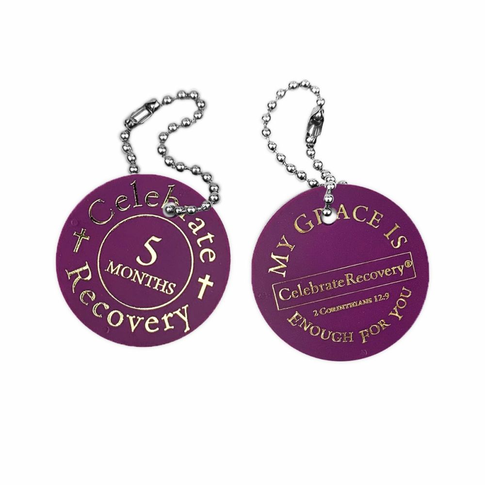 Celebrate Recovery Chip 5 Months - Purple – Celebrate Recovery Store