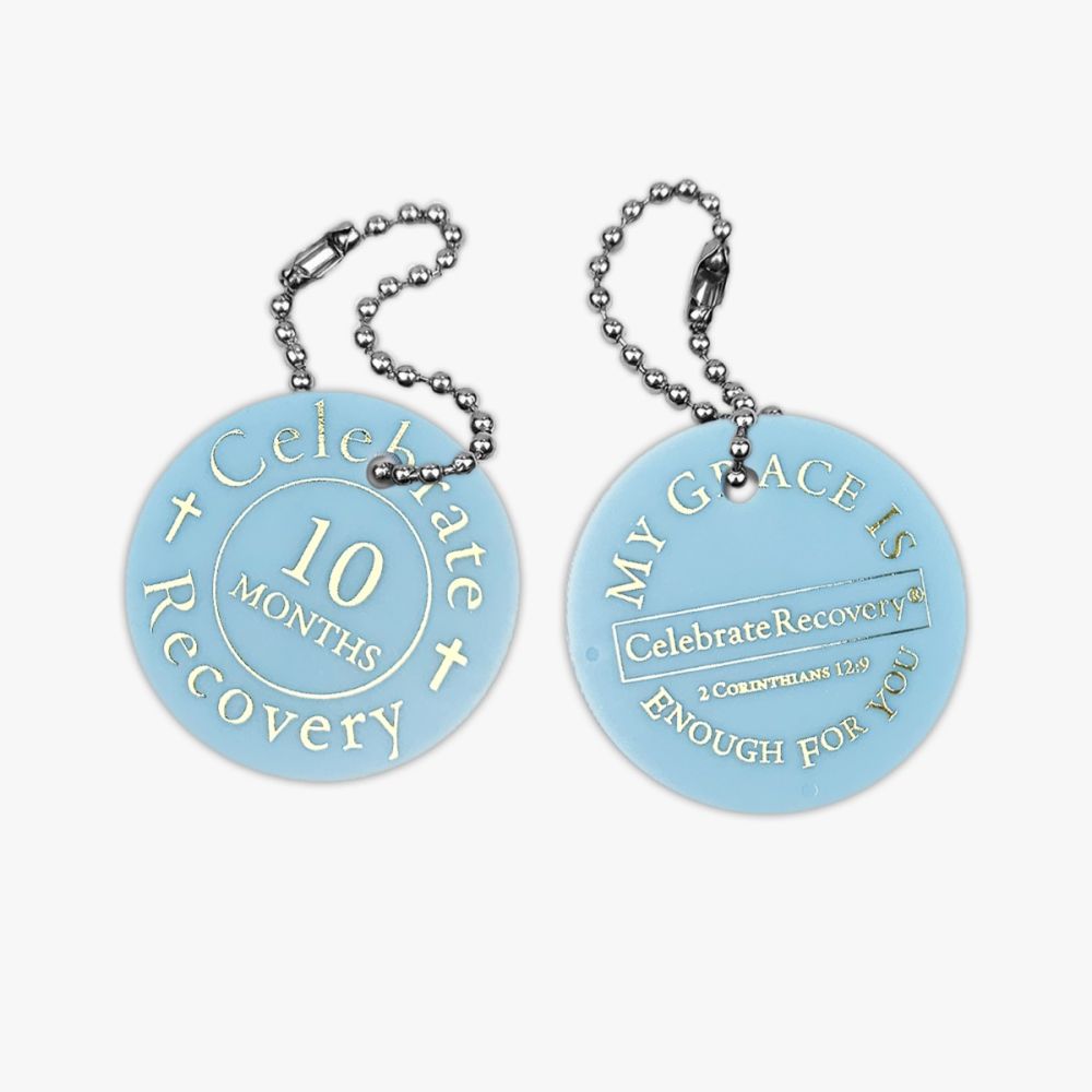 Celebrate Recovery Chip 10 Months - Baby Blue – Celebrate Recovery Store