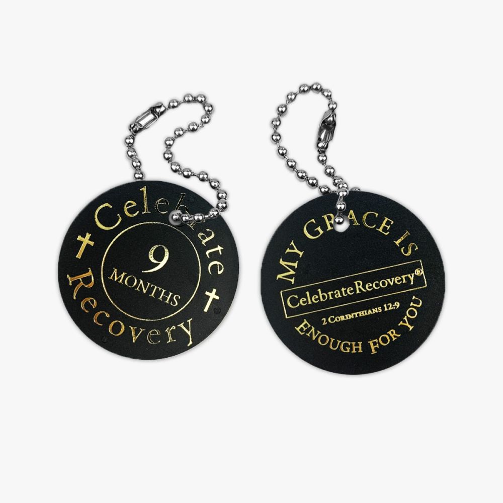 Celebrate Recovery Chip 9 Months - Black – Celebrate Recovery Store