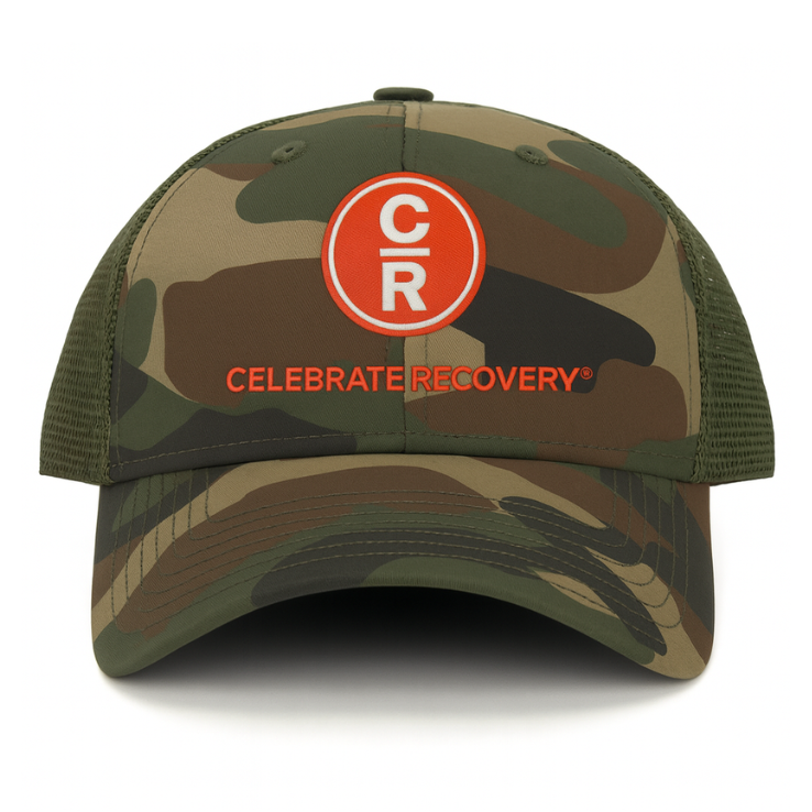 Celebrate Recovery Camo Trucker Hat – Celebrate Recovery Store