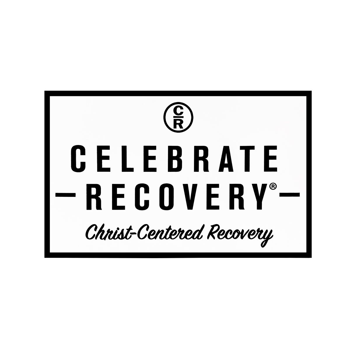 Christ-Centered Recovery Sticker – Celebrate Recovery Store