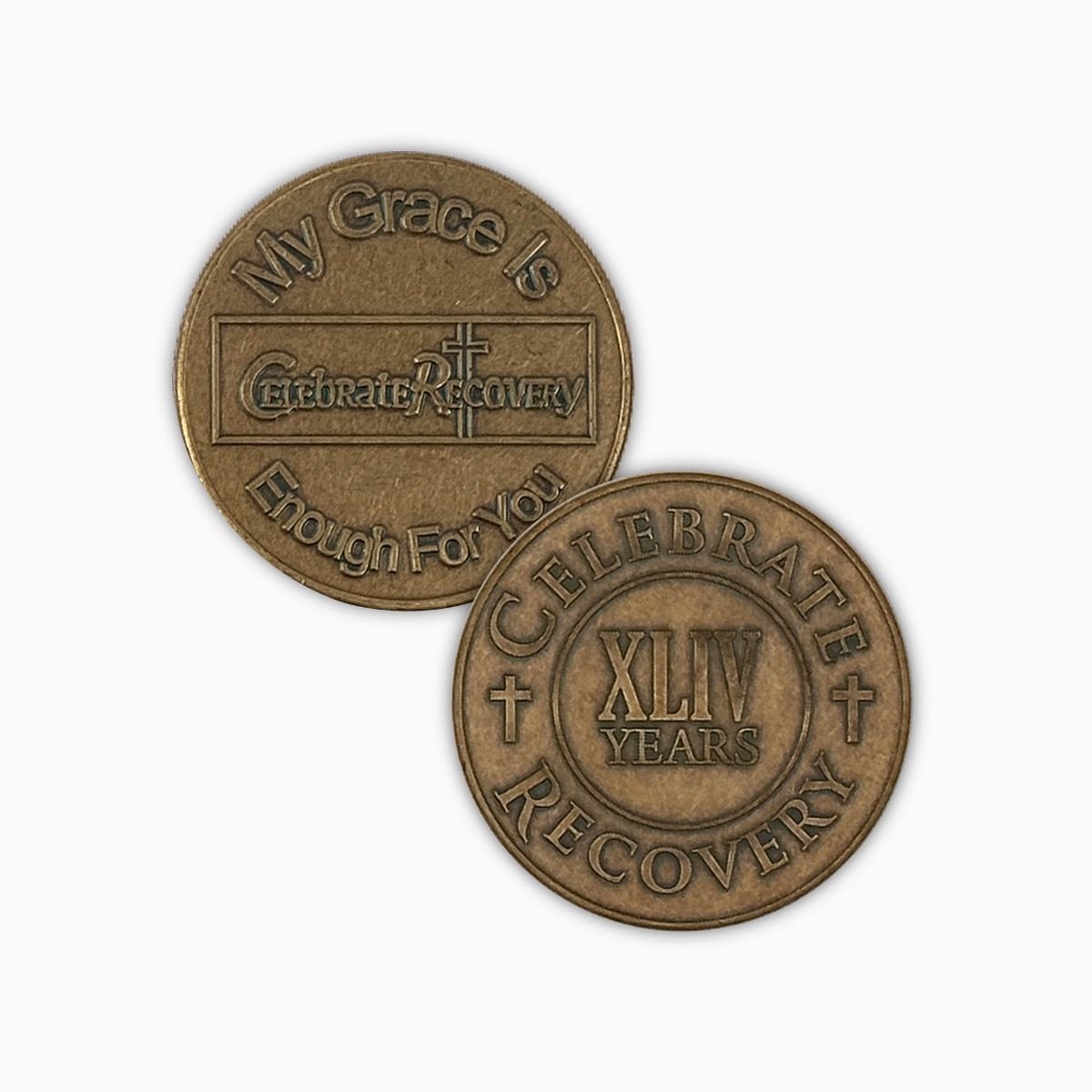 Celebrate Recovery Bronze Coin - 44 Year – Celebrate Recovery Store