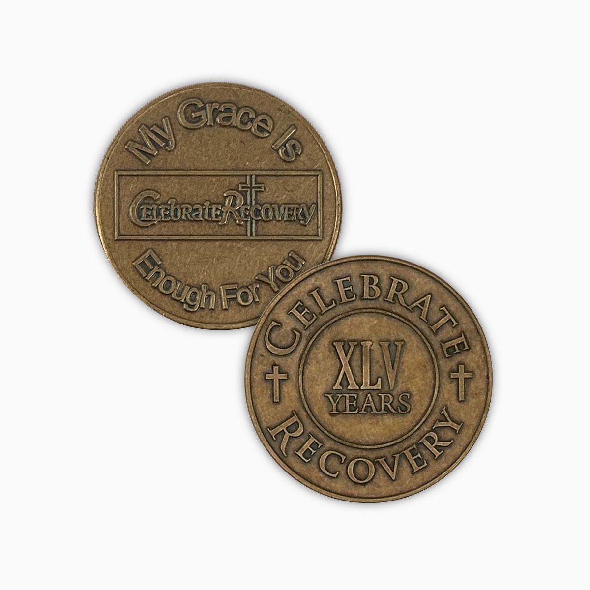 Celebrate Recovery Bronze Coin - 45 Year – Celebrate Recovery Store