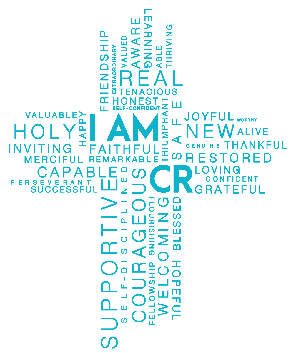 Celebrate Recovery Word Art Sticker – Celebrate Recovery Store