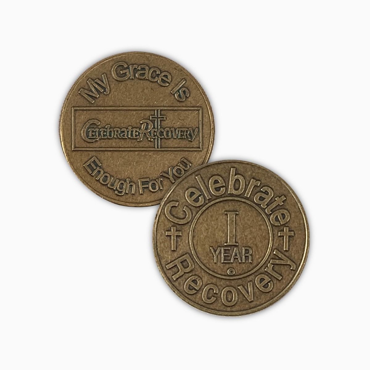 Celebrate Recovery Bronze Coin - 1 Year – Celebrate Recovery Store
